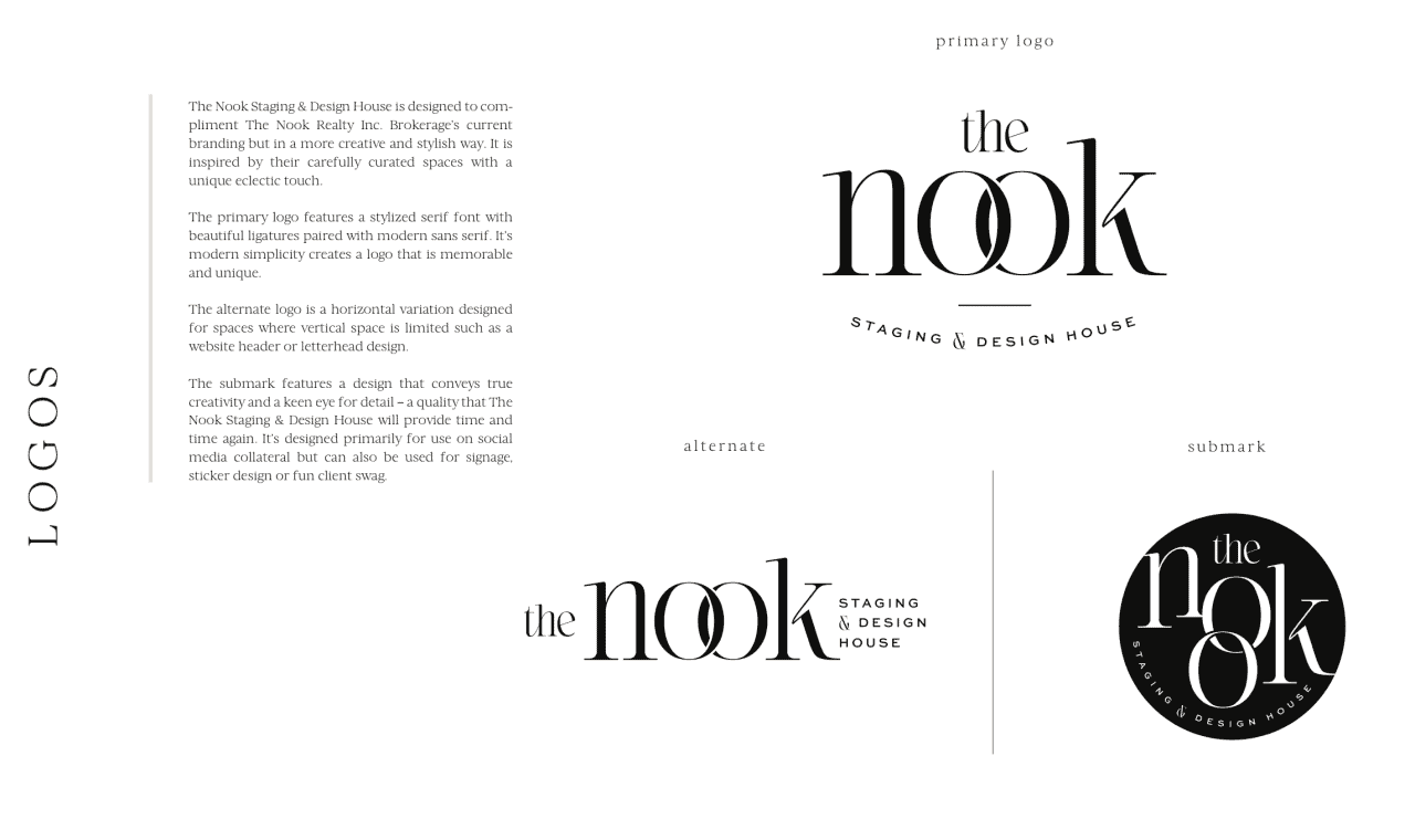 The Nook Staging & Design - Branding - Brand Ambition
